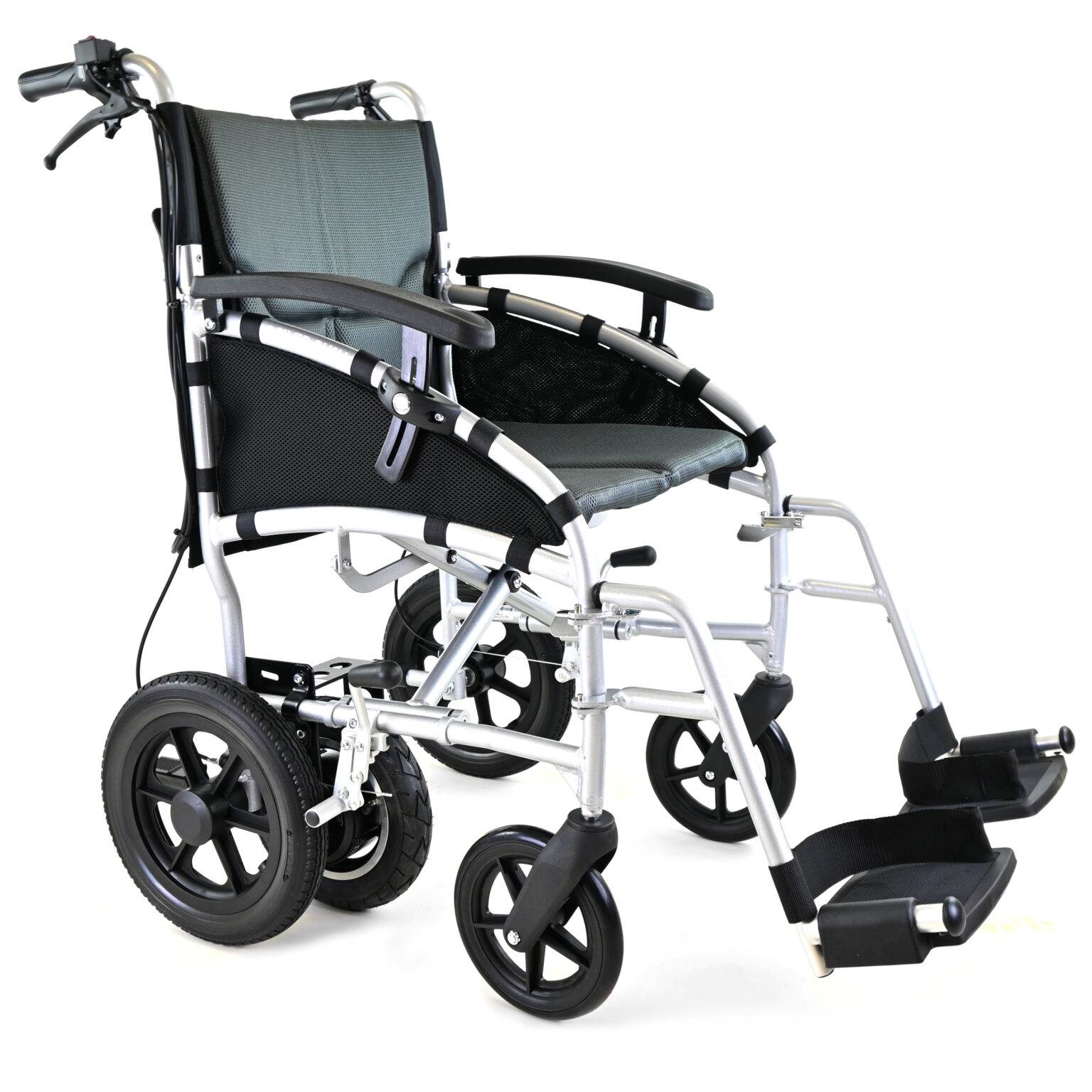 Power Push Sonic Plus Attendant-Assist Wheelchair