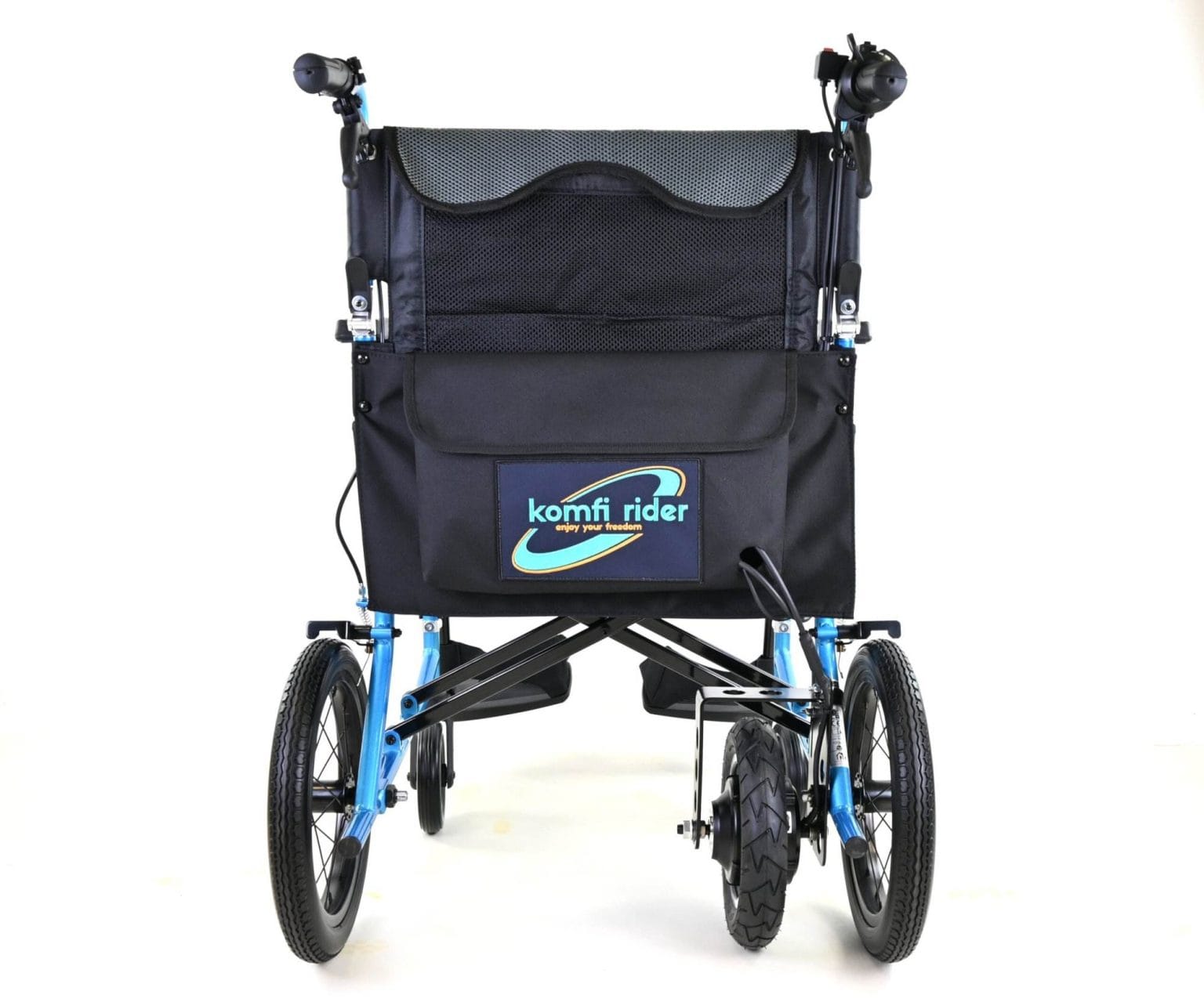 Power Push Gravity-Lite Attendant-Assist Wheelchair