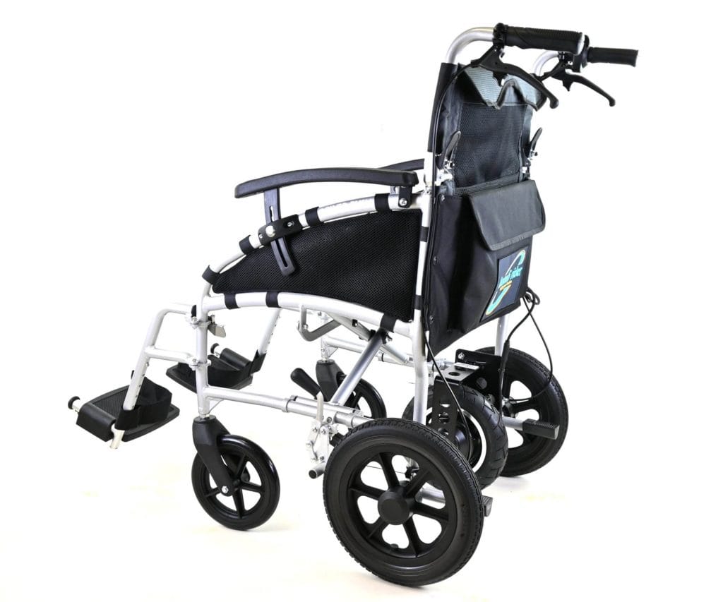 Power Push Sonic Plus Attendant-Assist Wheelchair
